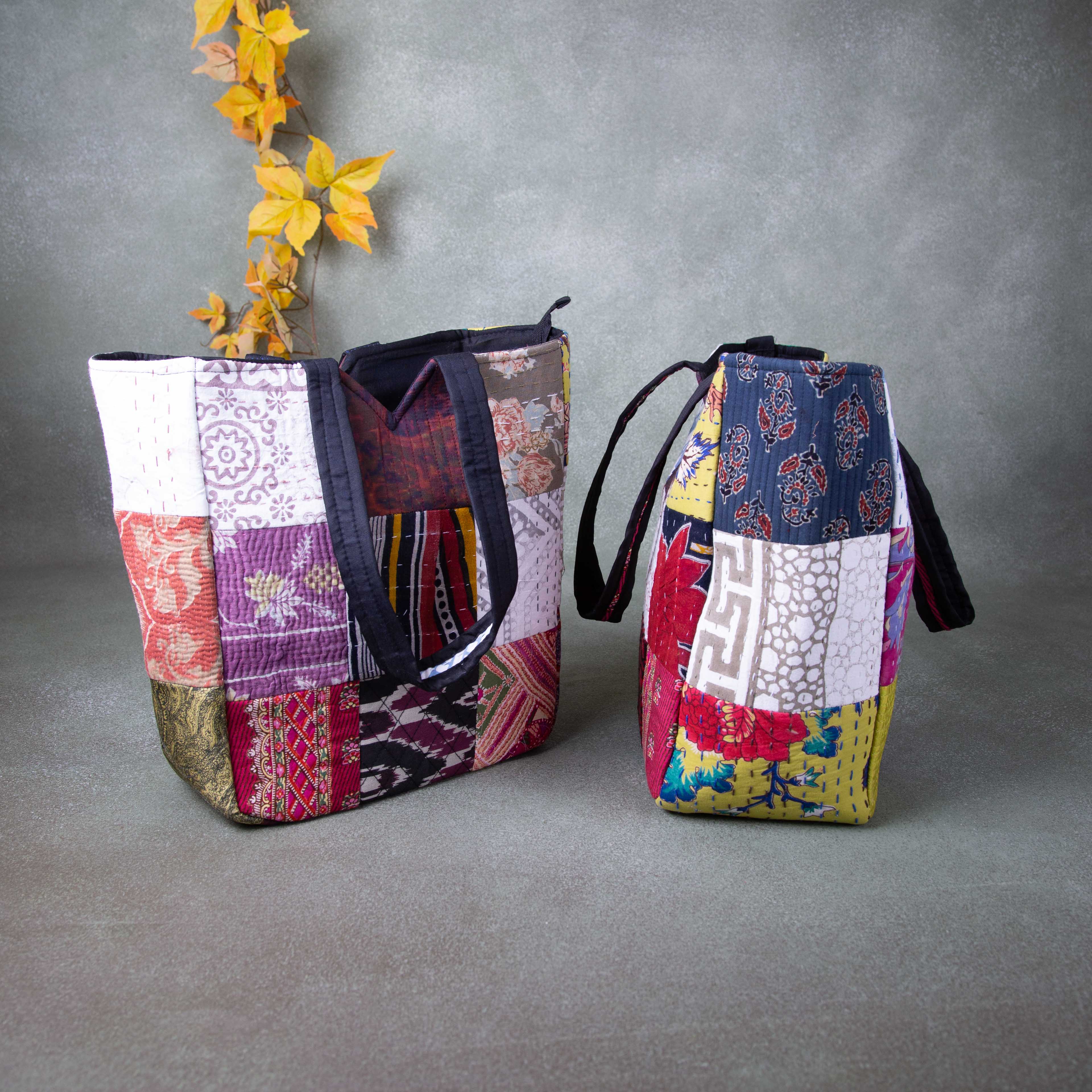 XL Shoppers Tote Multi Colour Prints – lakshya bags