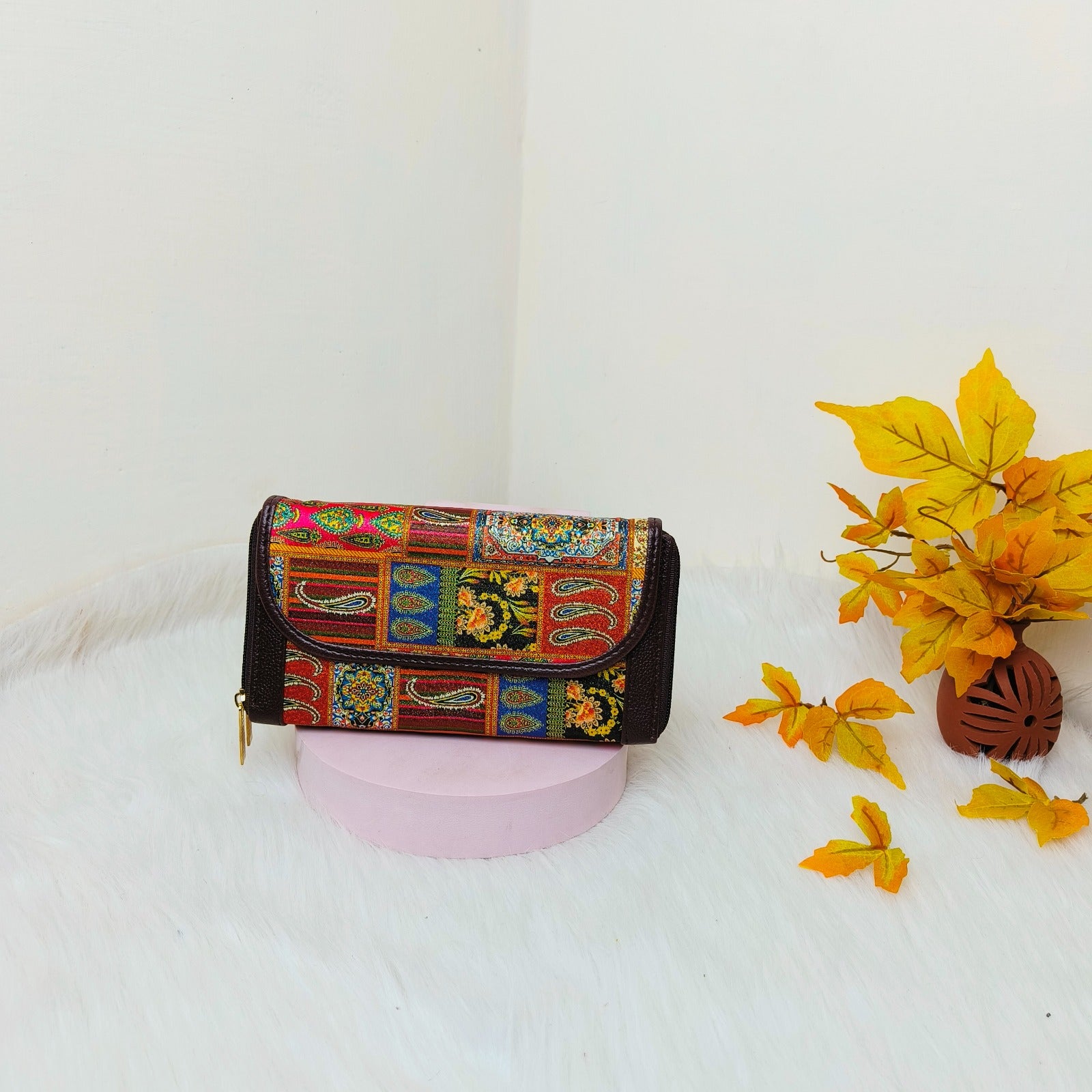 Handmade Wallets Dual Zip Multicolour African Prints Design – lakshya bags